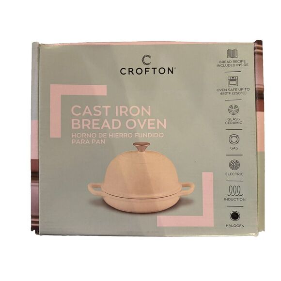 Croton | Kitchen | Aldi Crofton Cast Iron Enameled 9 Bread Oven Rare ...